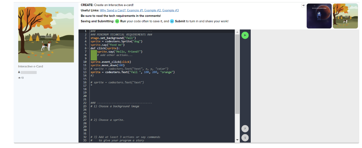 Teachers Project Page