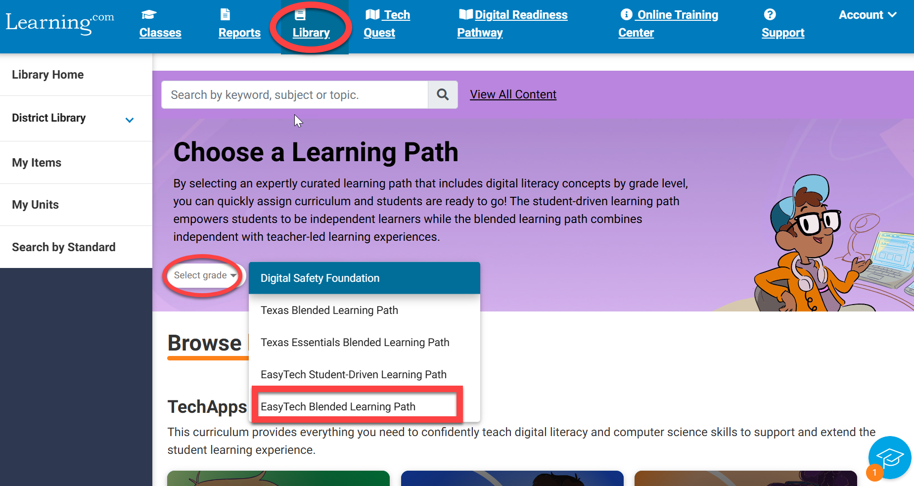 EasyTech Blended Learning Path