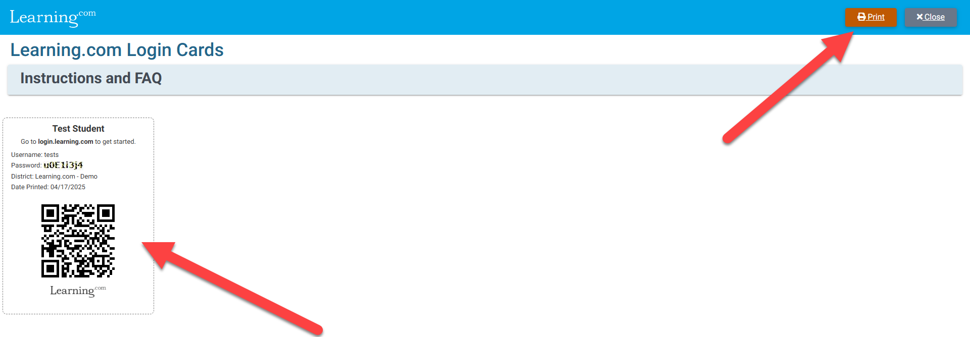 Using Passports for student login