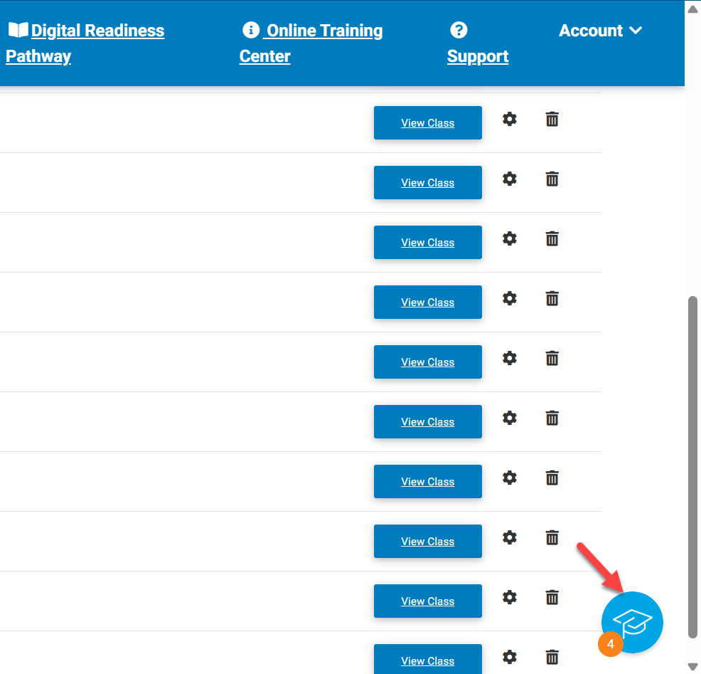 How to access Online Training Center