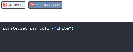 Codesters-Change the Sprite "say" Color