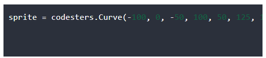 Codesters-Curve Block